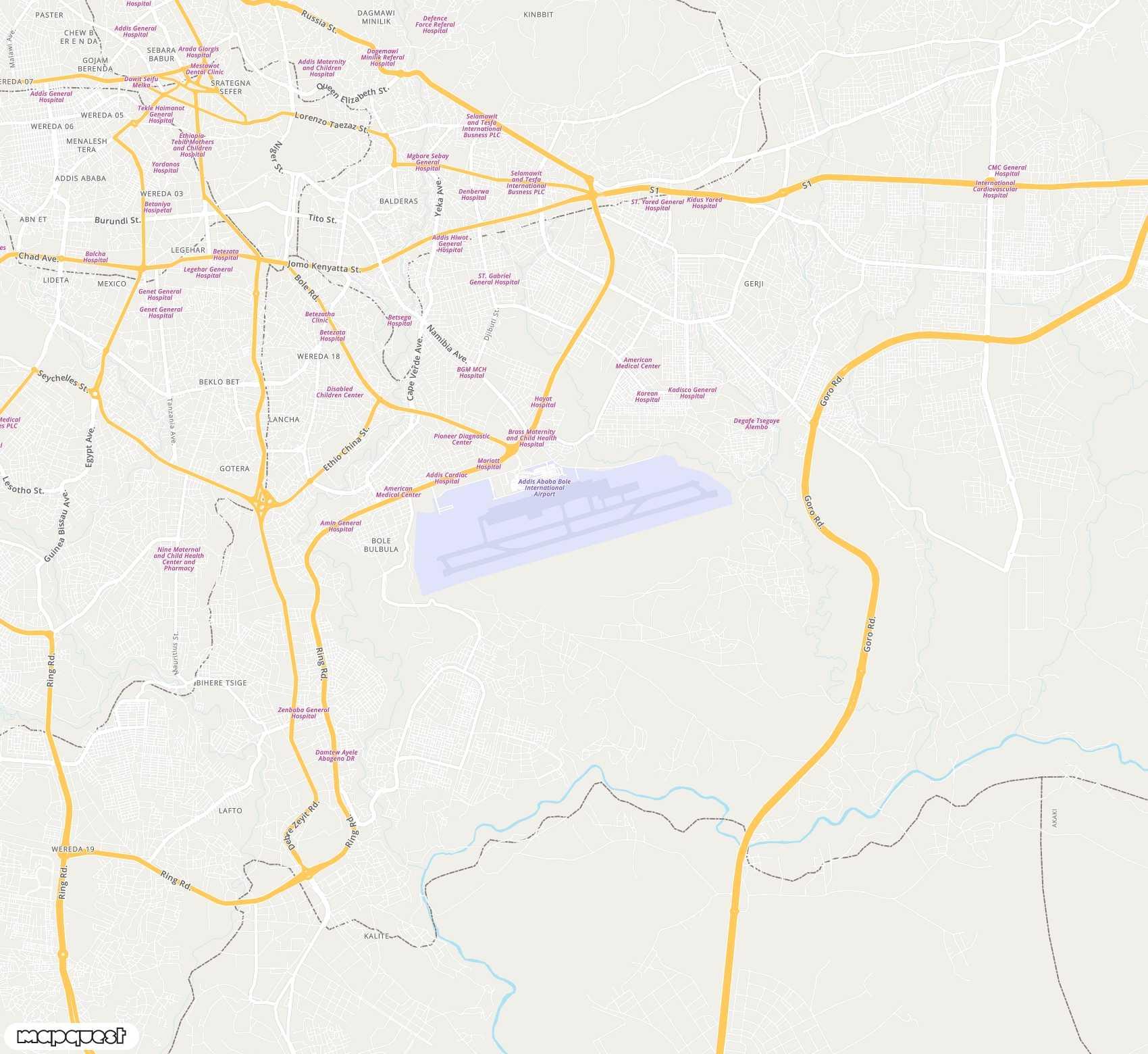 Infos sur l'Aéroport international de Addis Ababa Bole (ADD)