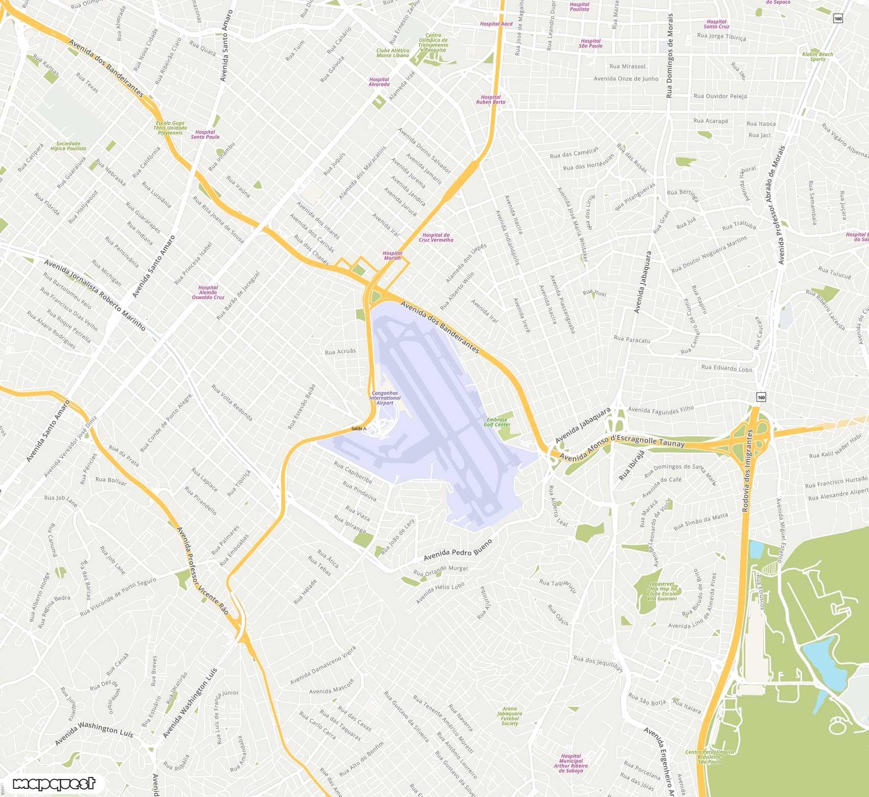 Informations about Congonhas airport (CGH)