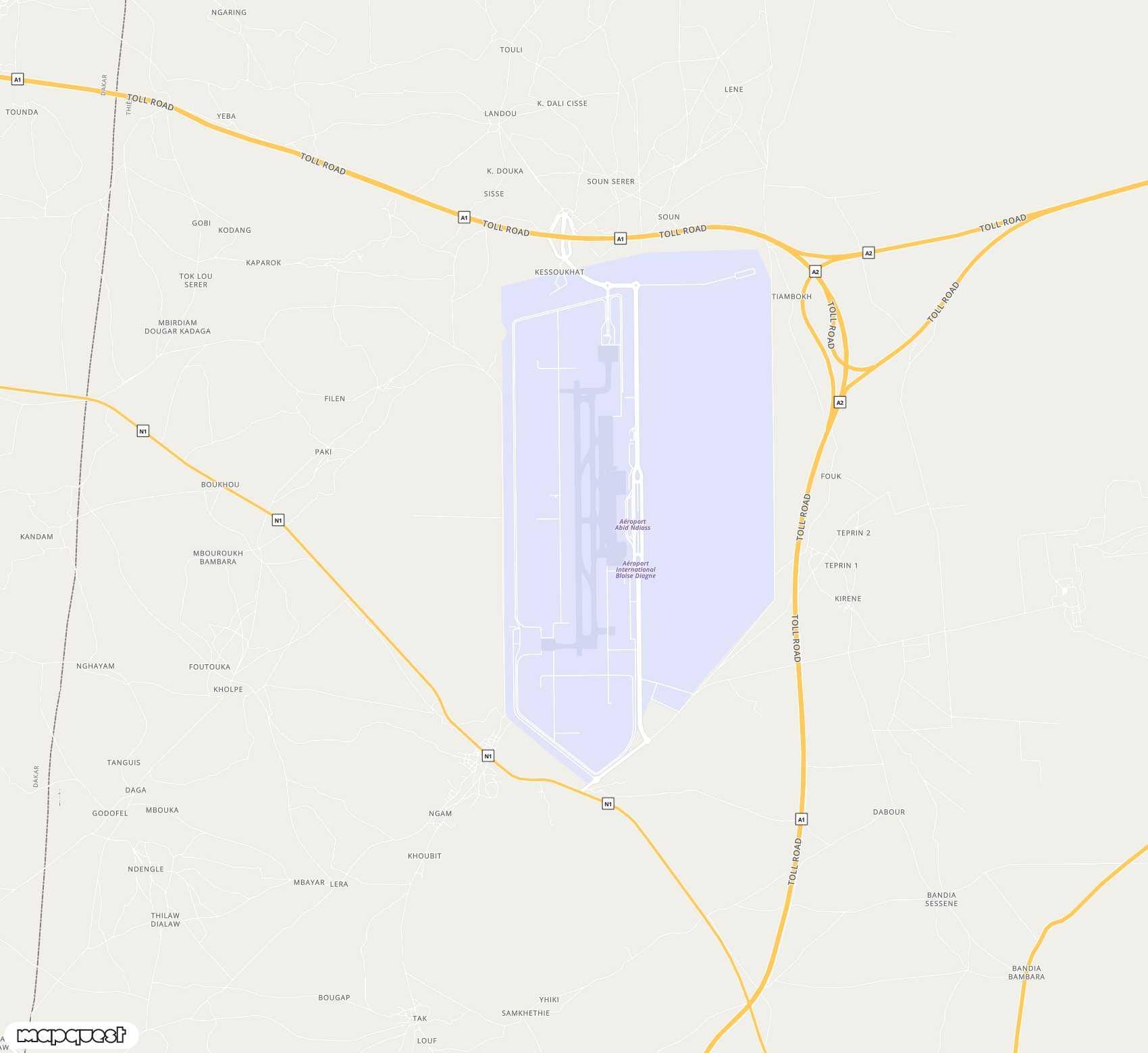 Infos sur l'Aéroport international de Blaise Diagne (DSS)