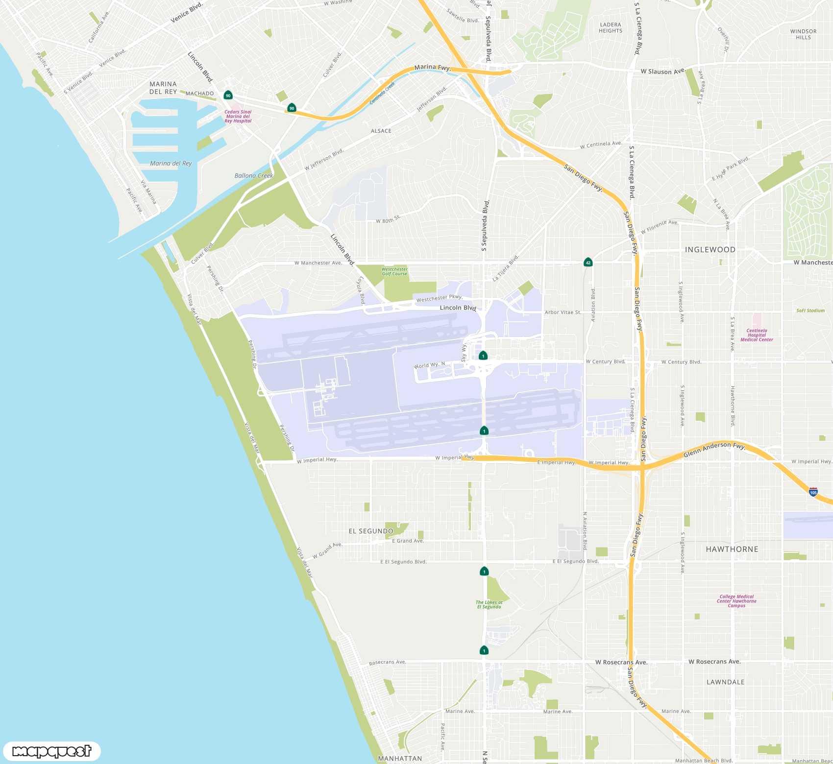 Informations about Los Angeles international airport (LAX)