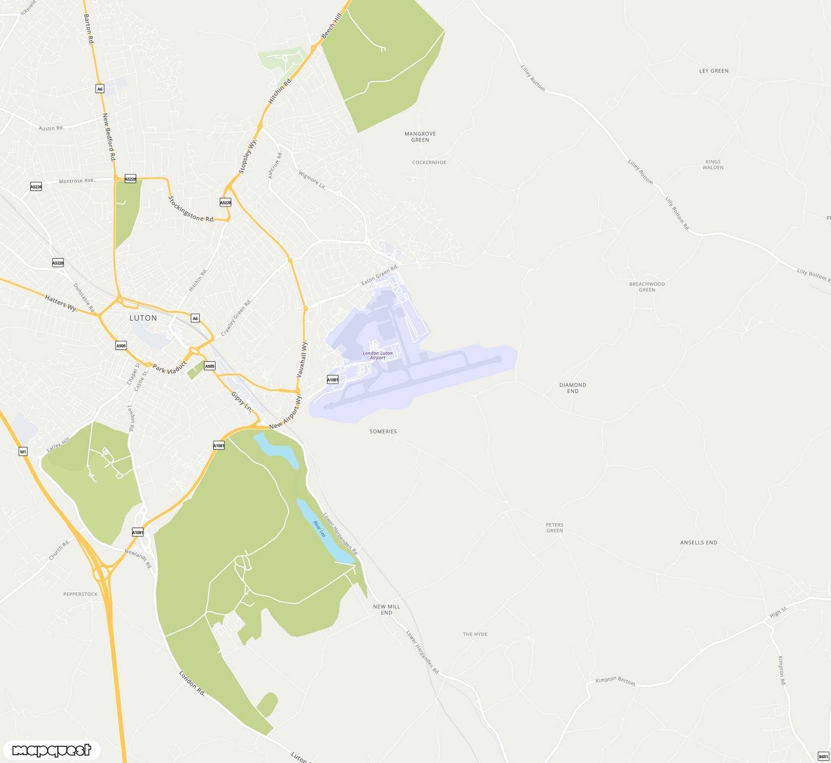 Informations about London Luton international airport (LTN)