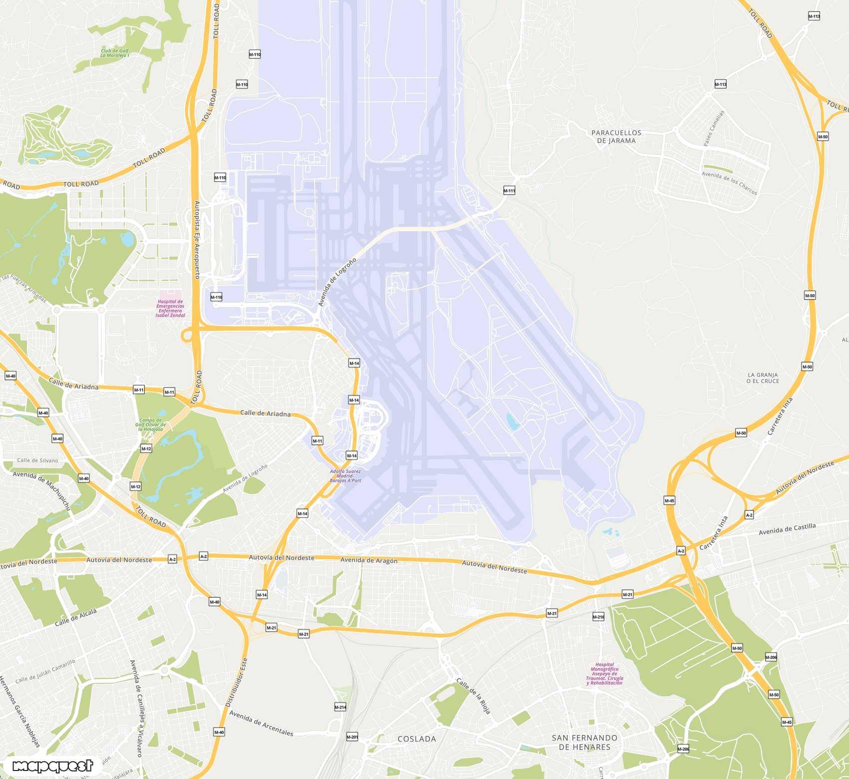 Infos sur l'Aéroport international de Adolfo Suárez Madrid Barajas (MAD)