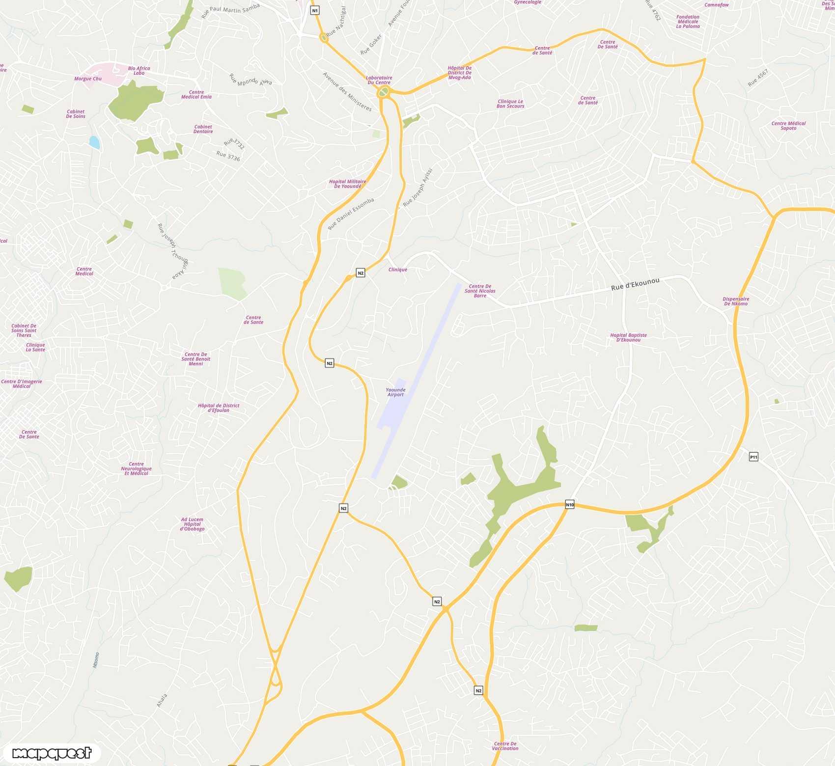 Infos sur l'Aéroport de Yaoundé (YAO)