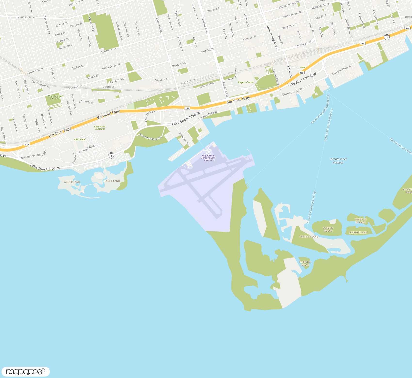 Informations about Billy Bishop Toronto City Centre airport (YTZ)